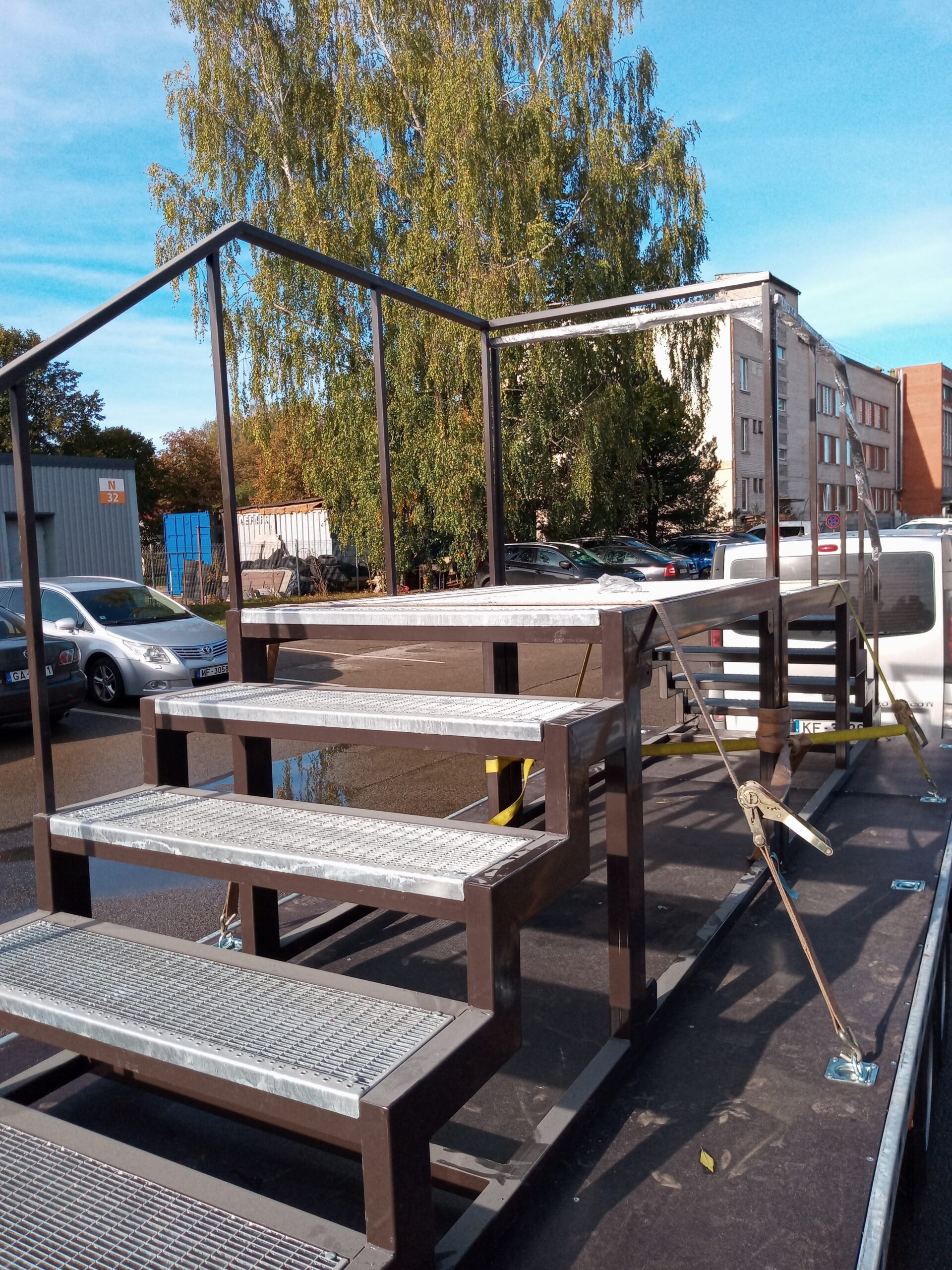 Escalera de Emergencia Modular de Acero - ABR Home - Metallic ...