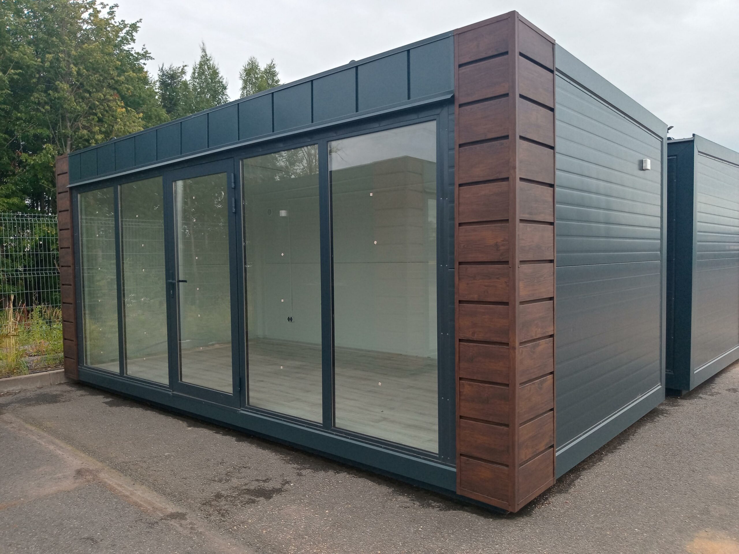 Modular Office Building with Integrated Glass Facade - ABR Home ...