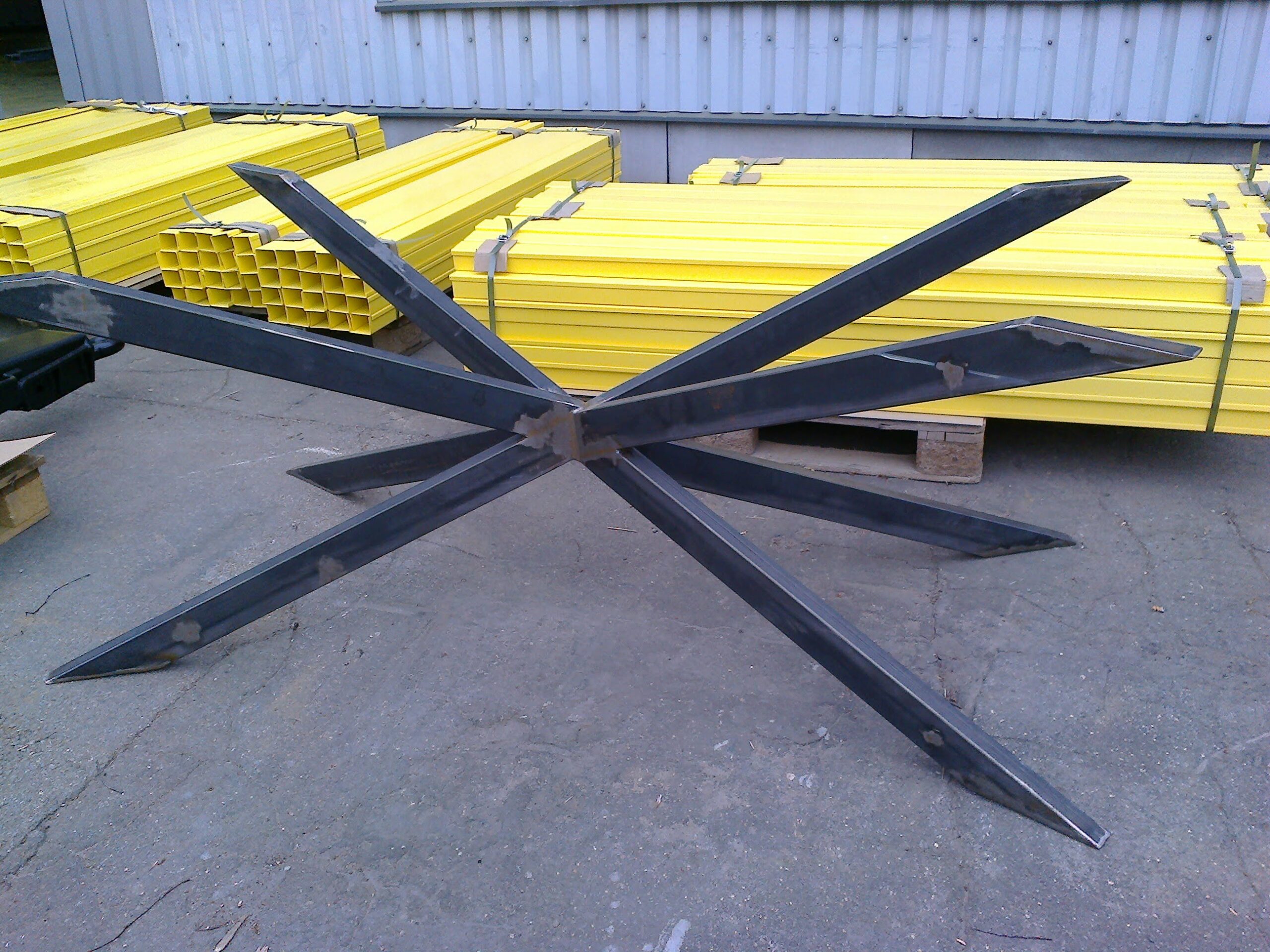Industrial Steel Table Base - ABR Home - Metallic constructions since 2010